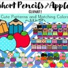 Apples for the Teacher Clipart - Etsy Canada