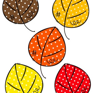 Fall Clipart (leaves, Trees, Sunflowers, Pumpkins, Hay, Acorn) - Etsy