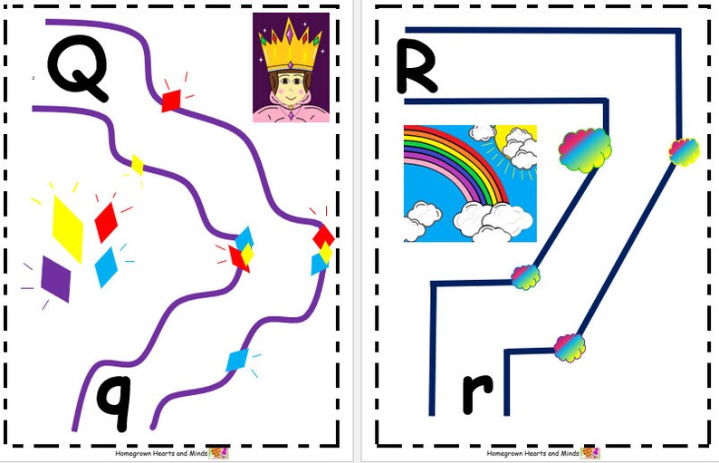 ABC Path Tracing - Etsy