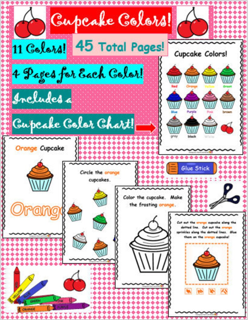 Cupcake Colors! - Etsy