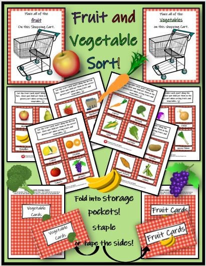 Fruit and Vegetable Sort - Etsy