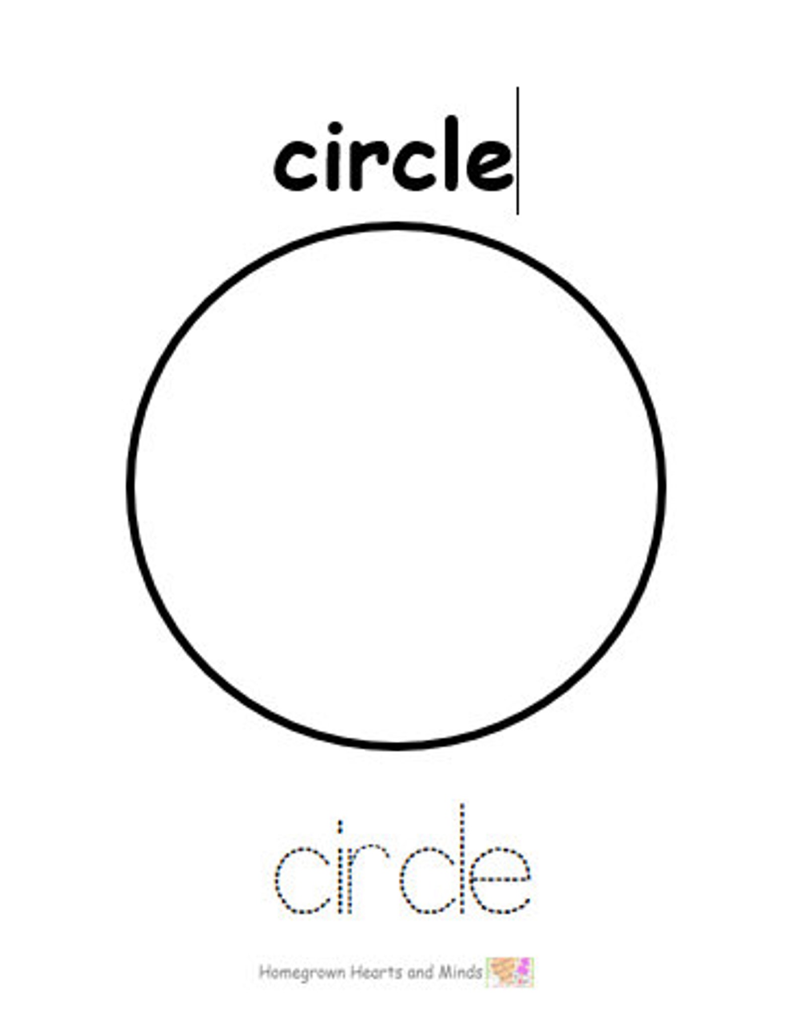 Shapes and Word Tracing! (includes a Shape Chart!) - Etsy