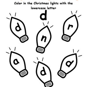 Christmas Lights Letters (lowercase) - Etsy