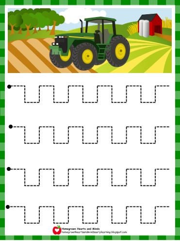 Down on the Farm Line Tracing - Etsy UK