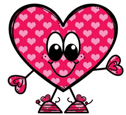 Valentine's Day Friends Clipart - Etsy