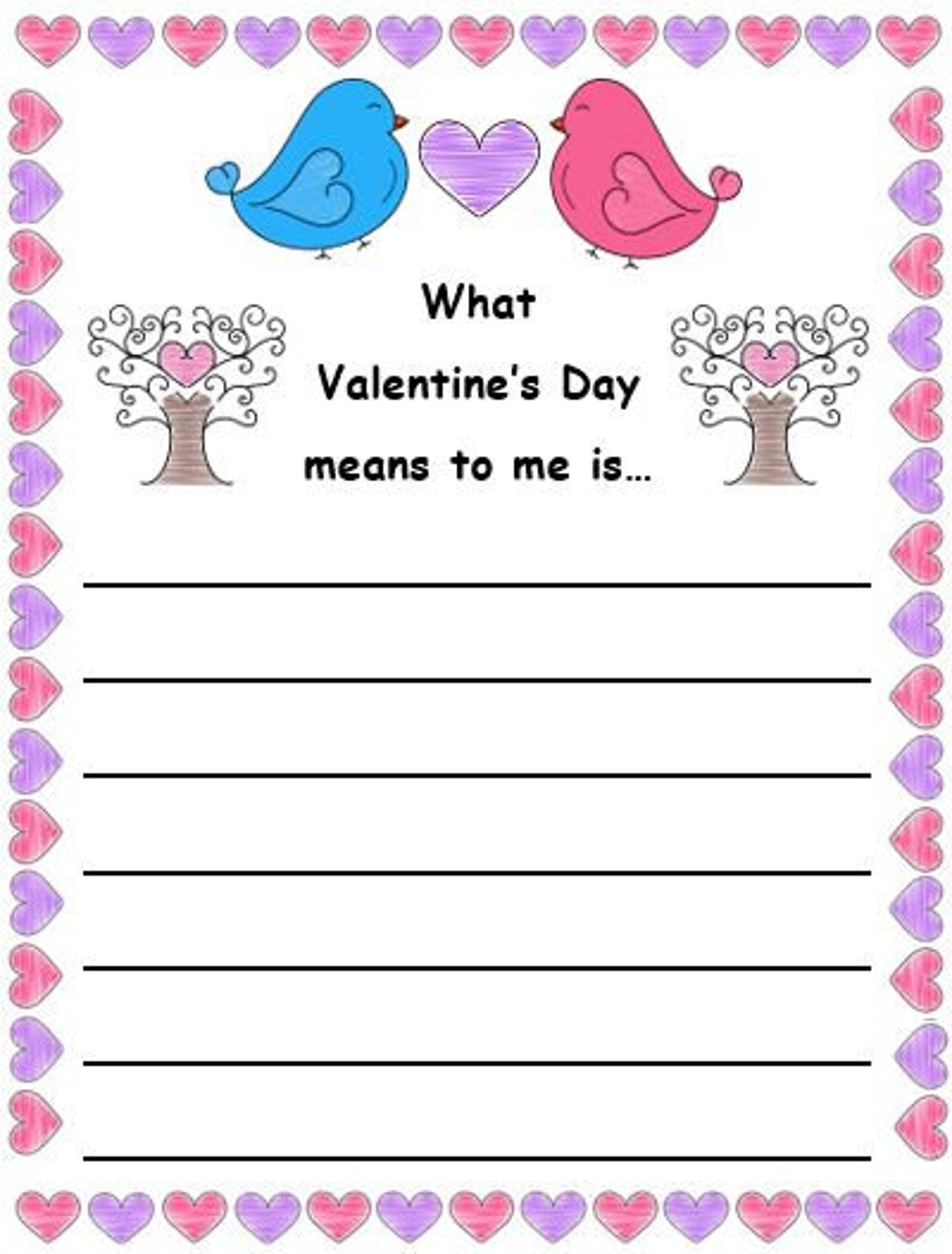 Valentine's Day Writing Prompts - Etsy