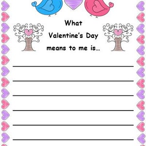 Valentine's Day Writing Prompts - Etsy
