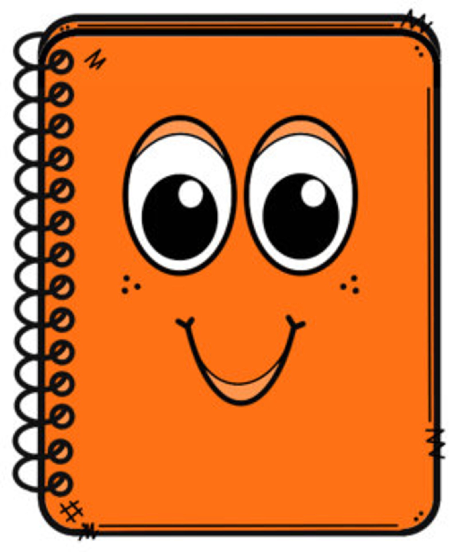 Notebooks and Pencil Friends Clipart! - Etsy