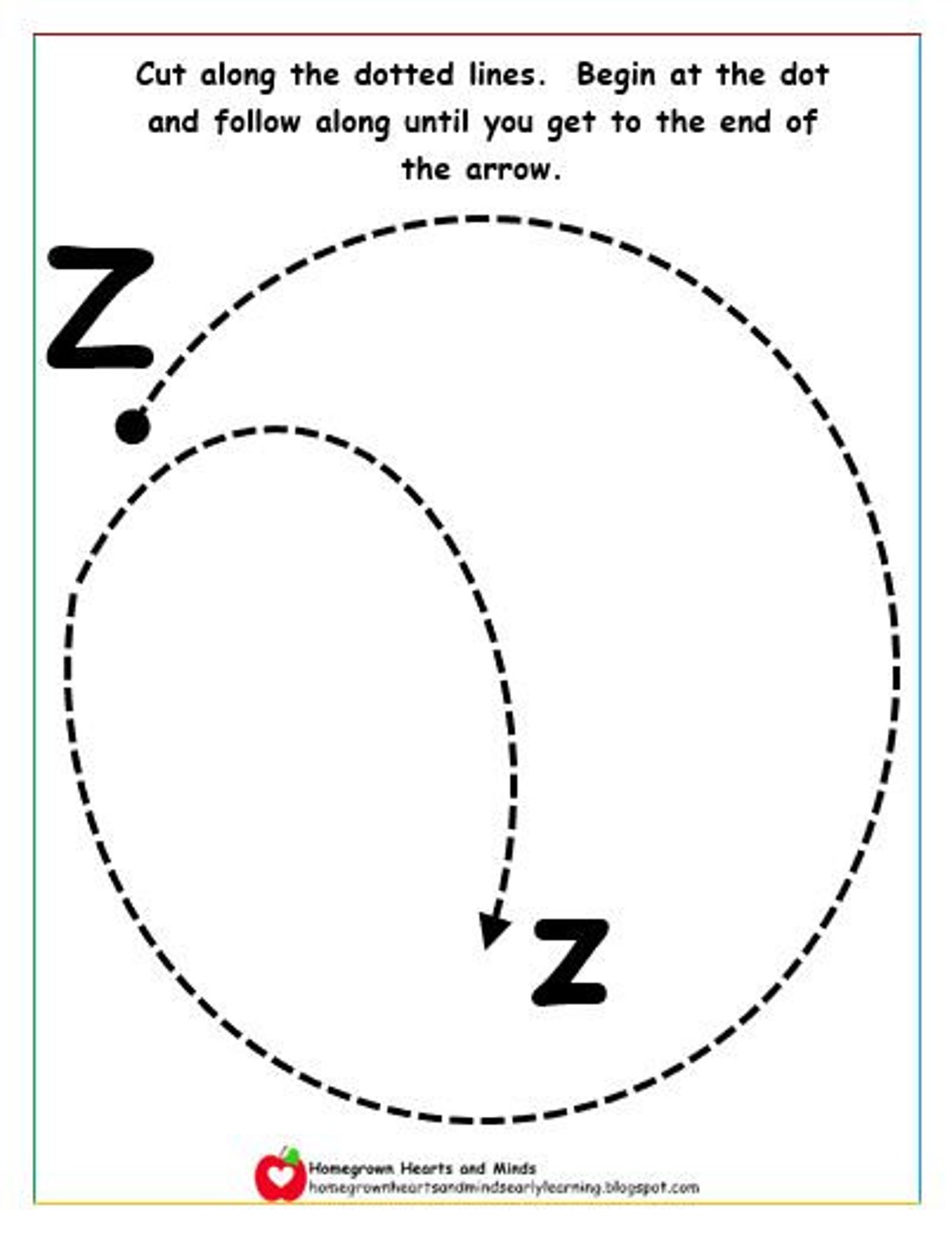 Alphabet Scissor Practice Sheets | Etsy