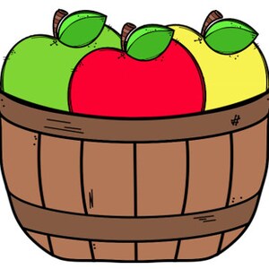 Apples for the Teacher Clipart - Etsy Canada