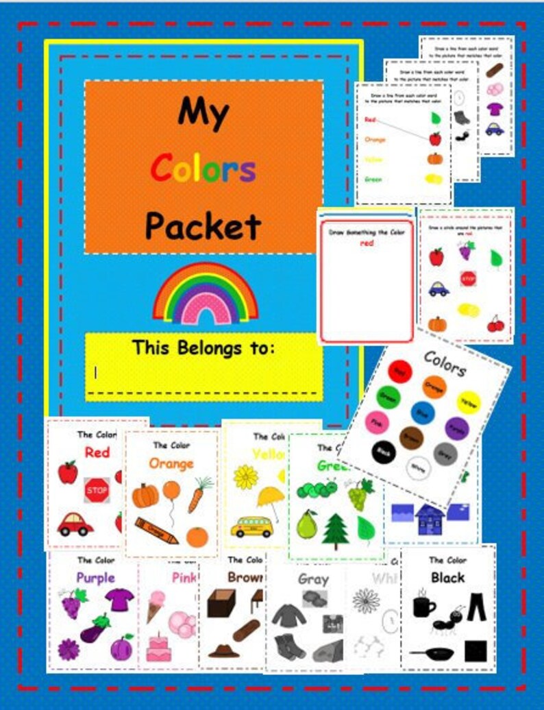 My Colors Packet - Etsy
