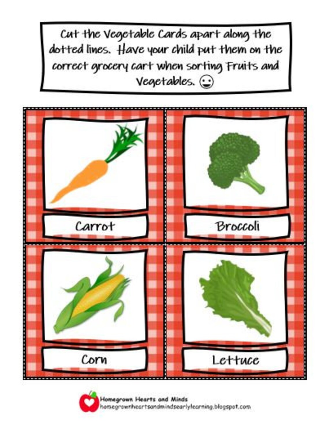 Fruit and Vegetable Sort - Etsy