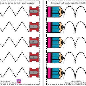 Sharpen the Pencil Path and Line Tracing - Etsy