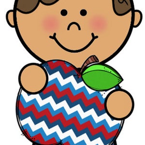 Apples for the Teacher Clipart - Etsy Canada