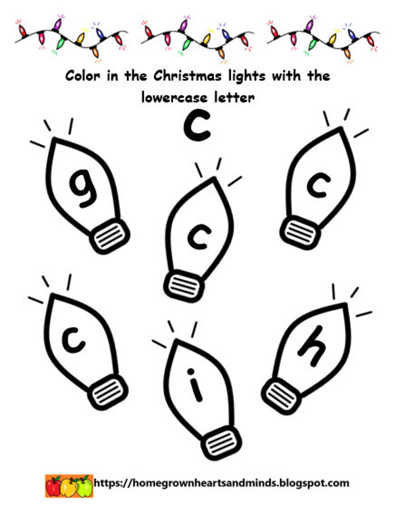 Christmas Lights Letters (lowercase) - Etsy