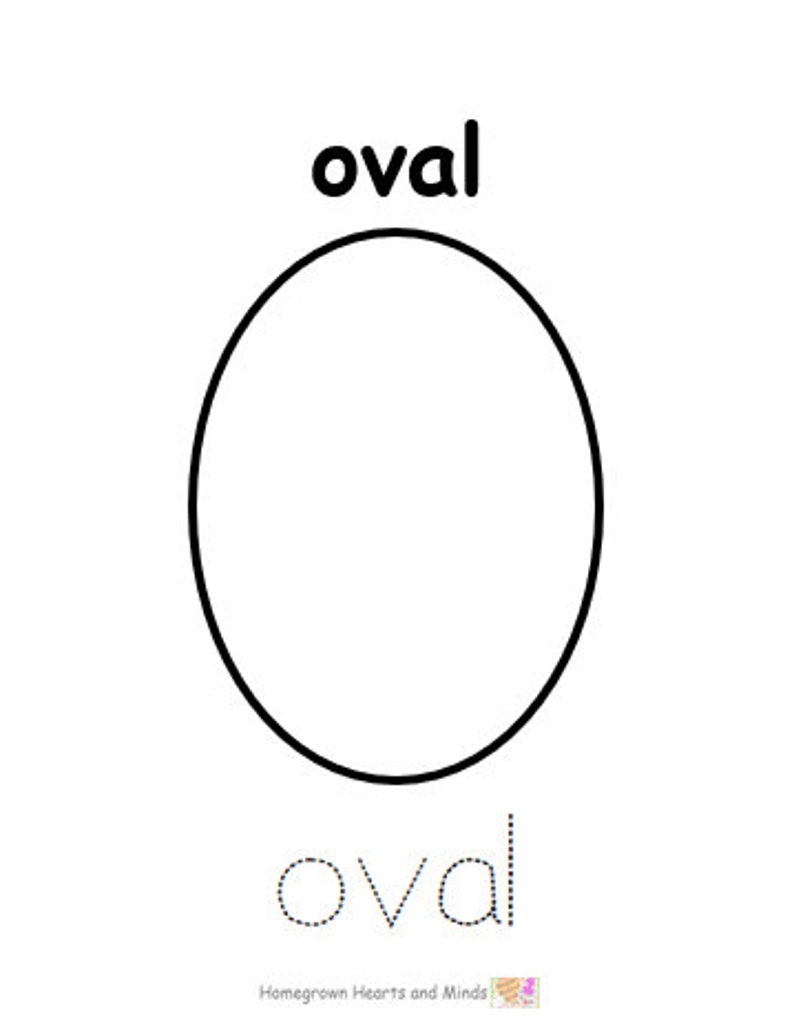 Shapes and Word Tracing! (includes a Shape Chart!) - Etsy