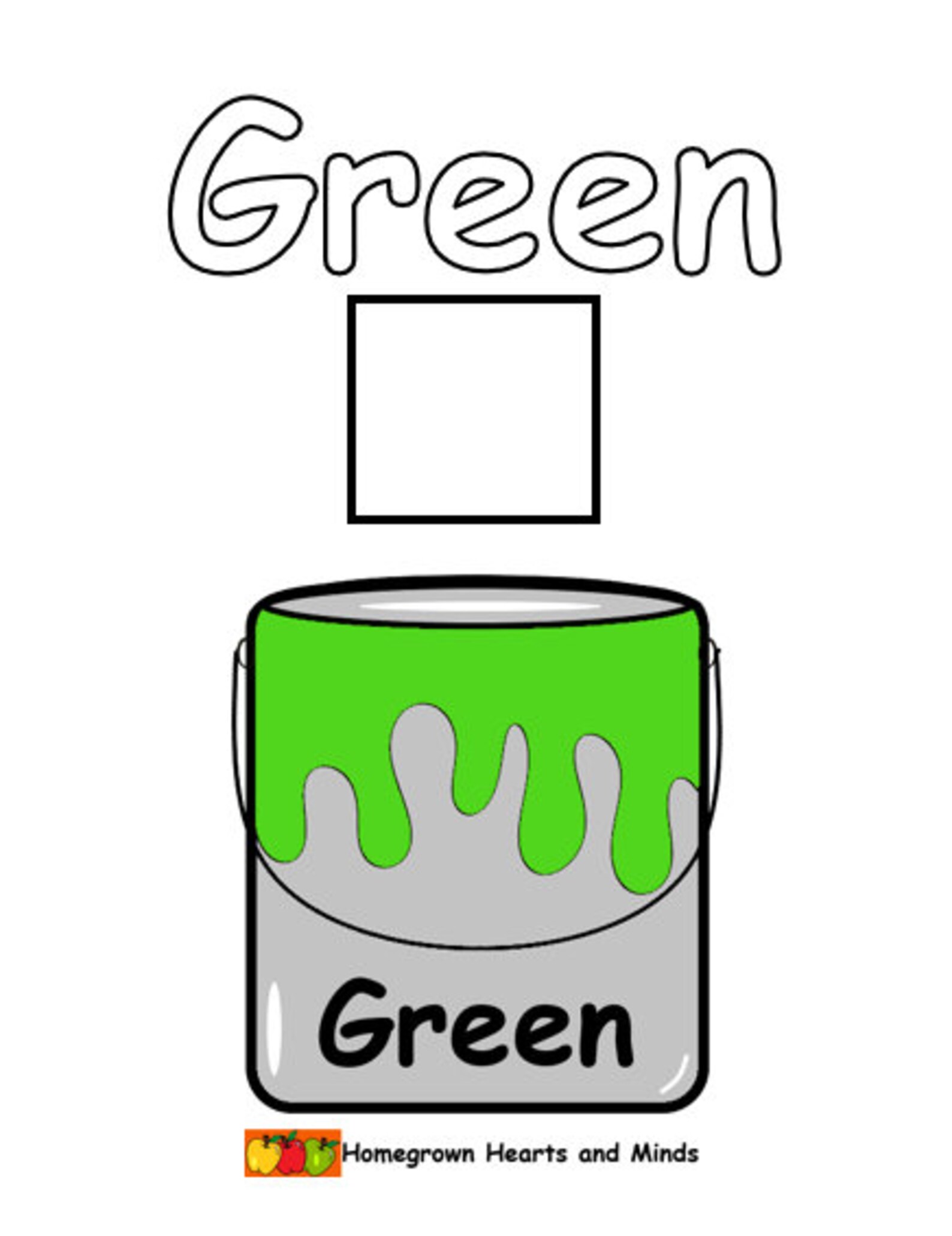 Paint Splat Color Sort With Word Tracers - Etsy