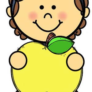 Apples for the Teacher Clipart - Etsy Canada