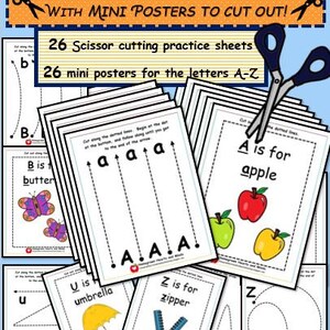 Scissor Practice Pages BUNDLE - Etsy