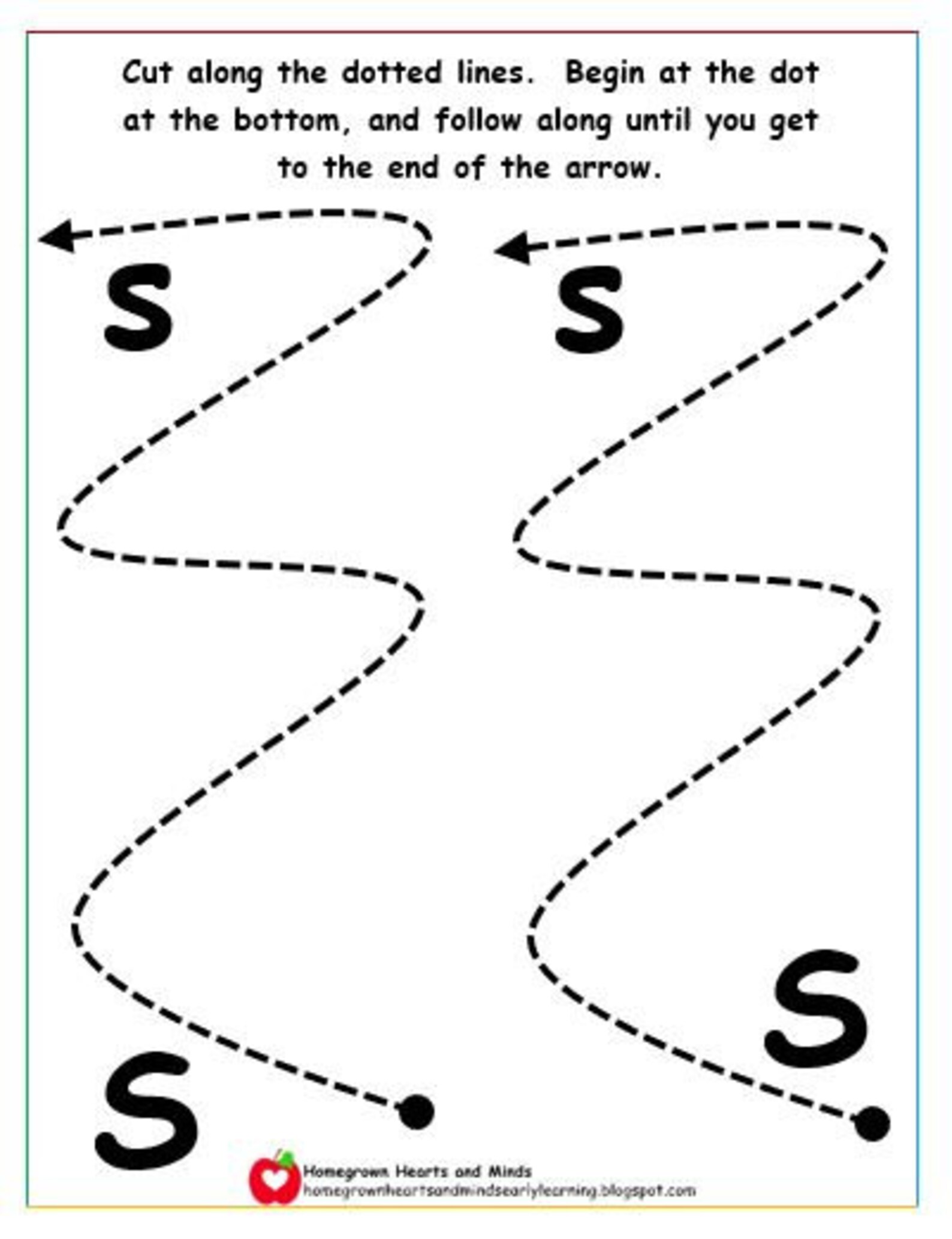 Alphabet Scissor Practice Sheets - Etsy