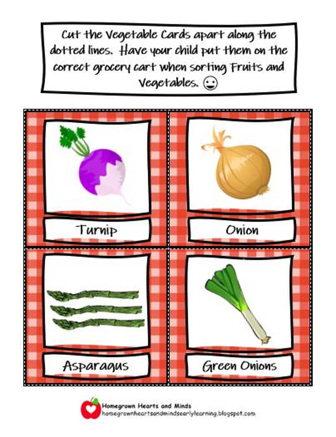 Fruit and Vegetable Sort | Etsy