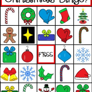 Christmas Bingo! - Etsy