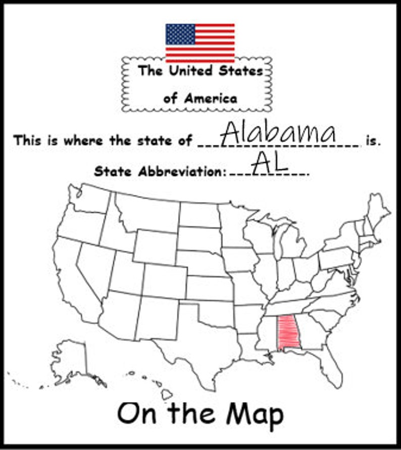 Make State Flip Books - Etsy