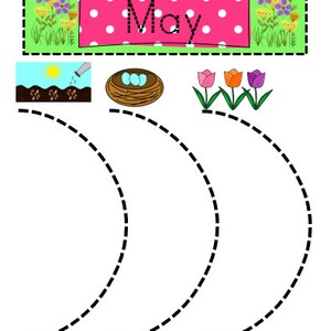 Months of the Year Scissor Practice Pages With Bookmarks - Etsy