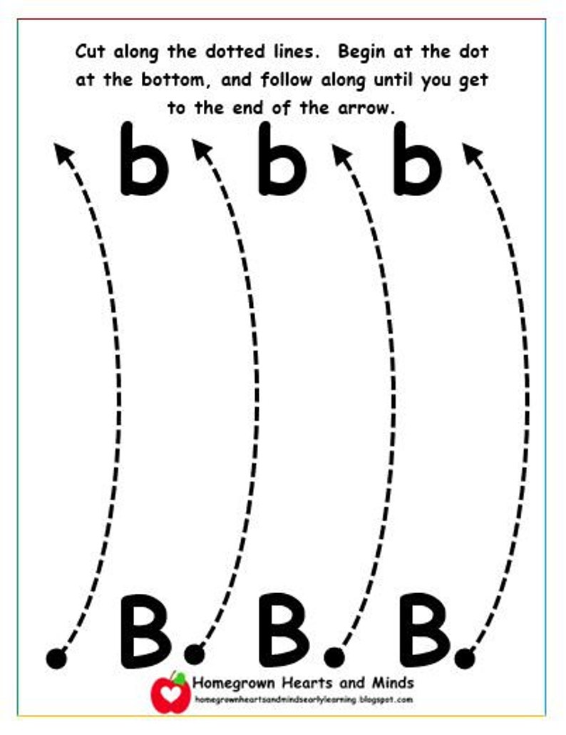 Alphabet Scissor Practice Sheets - Etsy