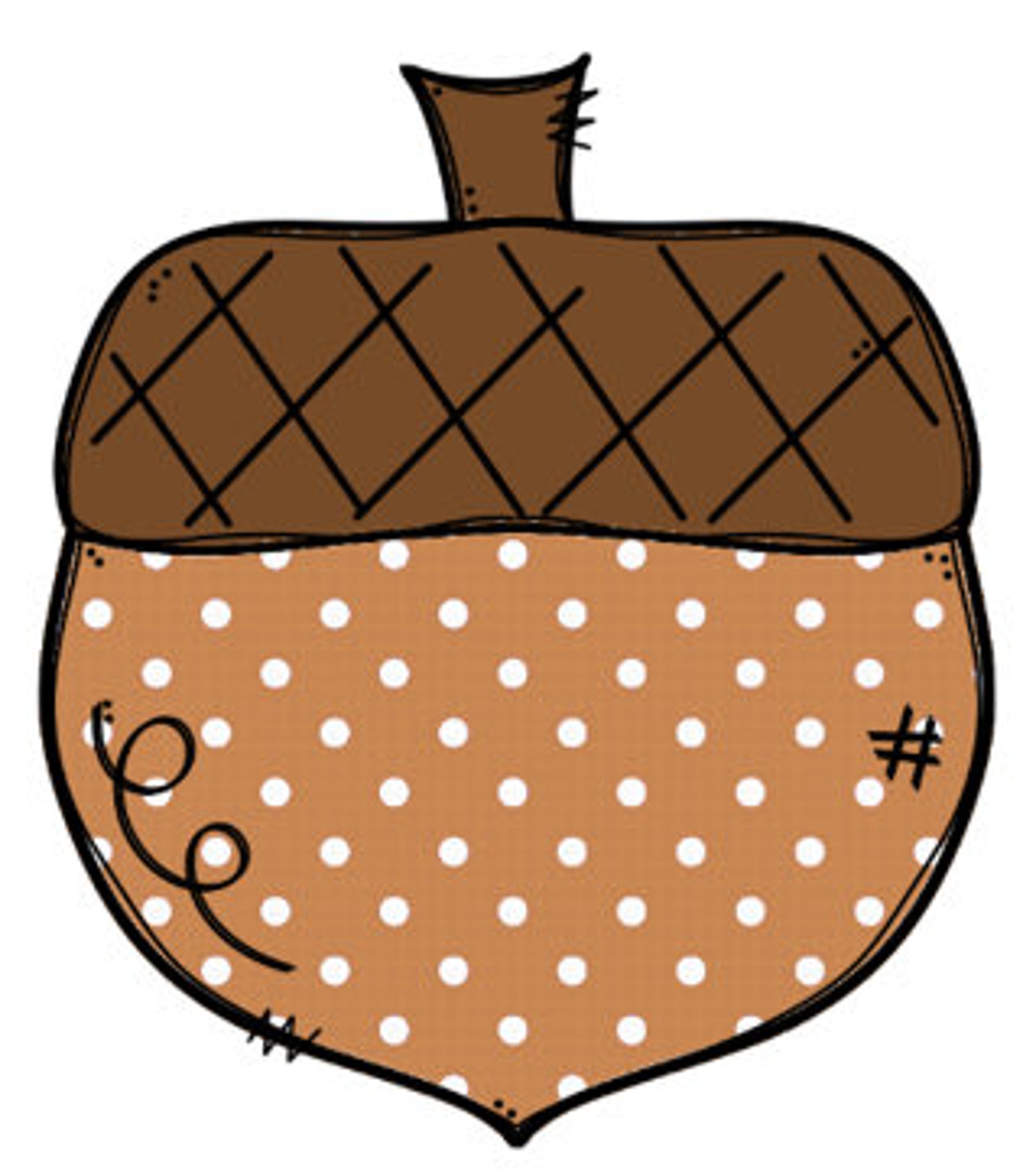 Fall Clipart leaves Trees Sunflowers Pumpkins Hay Acorn - Etsy