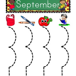 Months of the Year Scissor Practice Pages With Bookmarks - Etsy