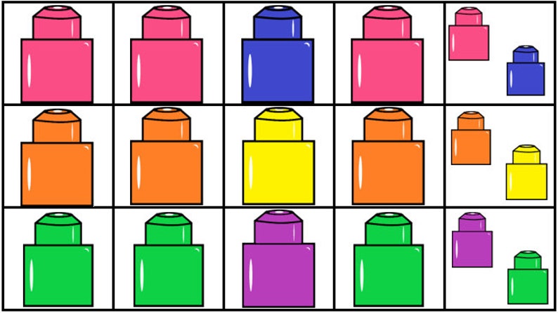 Big Blocks Pattern Practice - Etsy