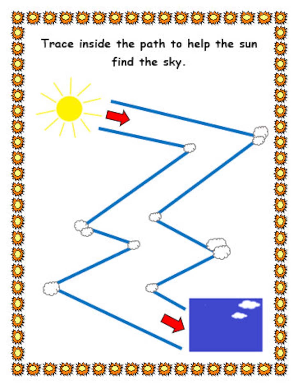 Path Tracing 10 Page Packet - Etsy