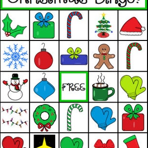Christmas Bingo! - Etsy