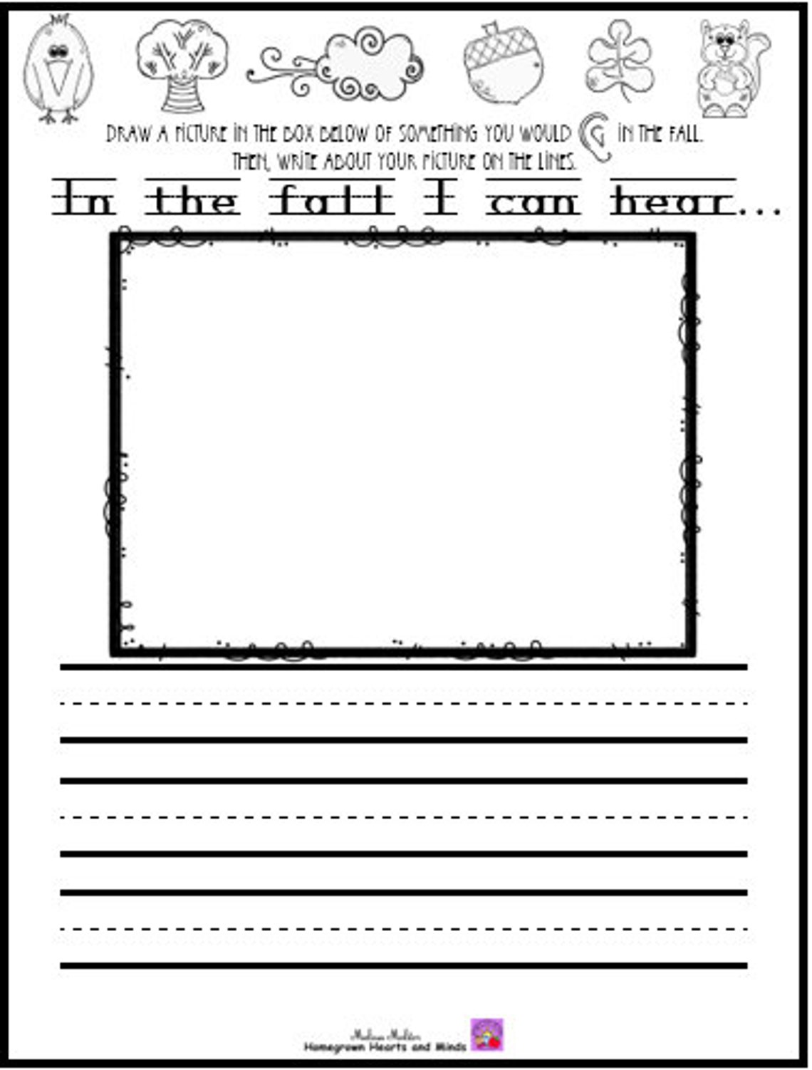 My Five Senses in the Fall - Etsy