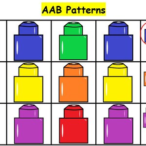 Big Blocks Pattern Practice - Etsy