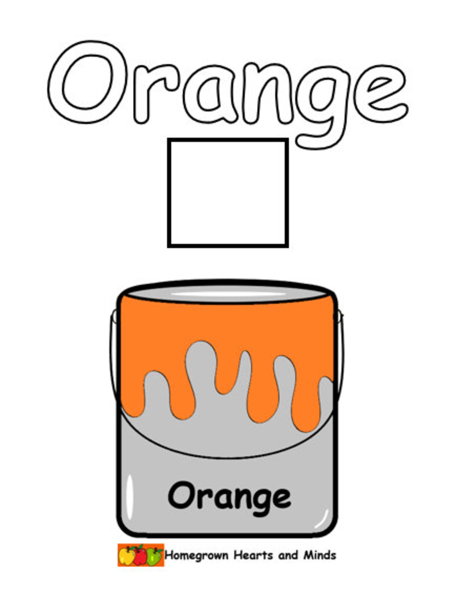 Paint Splat Color Sort With Word Tracers - Etsy