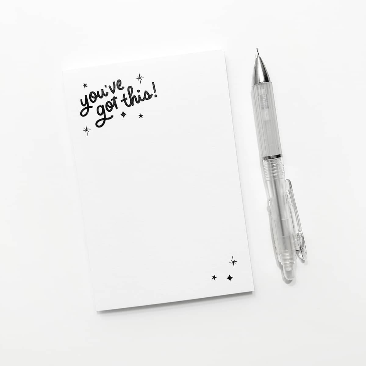 You've Got This Notepad Fun Notepad for Student, Stationery Gift for ...
