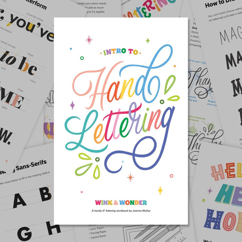 Learn Lettering - Etsy