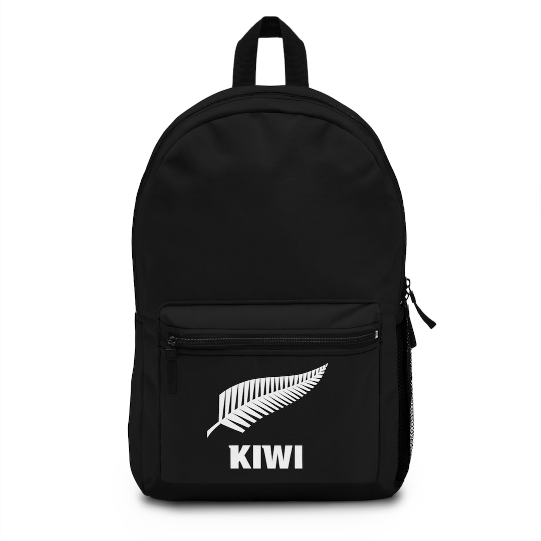 Kiwi Pride: All Blacks New Zealand Rugby Fern Inspired Durable Backpack ...