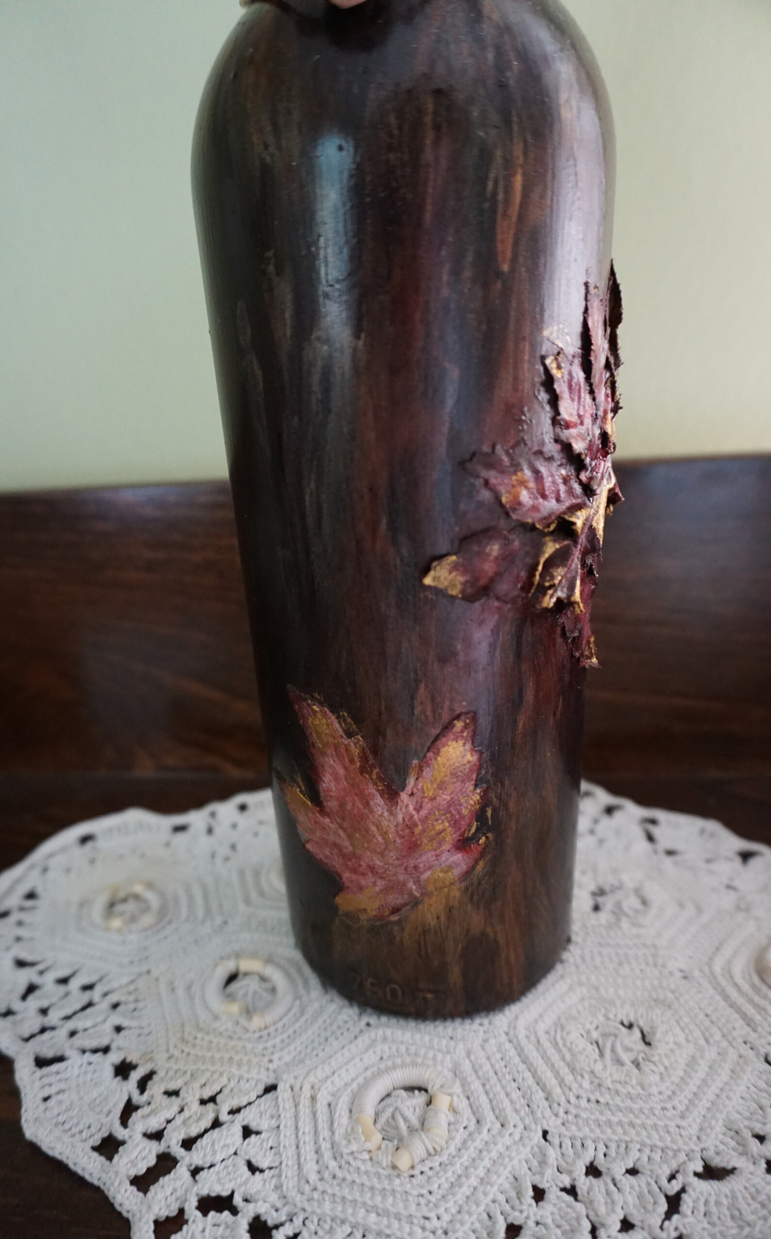 Rustic Bottle-altered Wine Bottle-decorated Bottle-bottle With Beads - Etsy