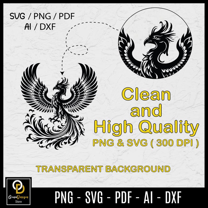 Phoenix SVG Bundle: 20 Designs for Cricut, Silhouette (digital Download ...