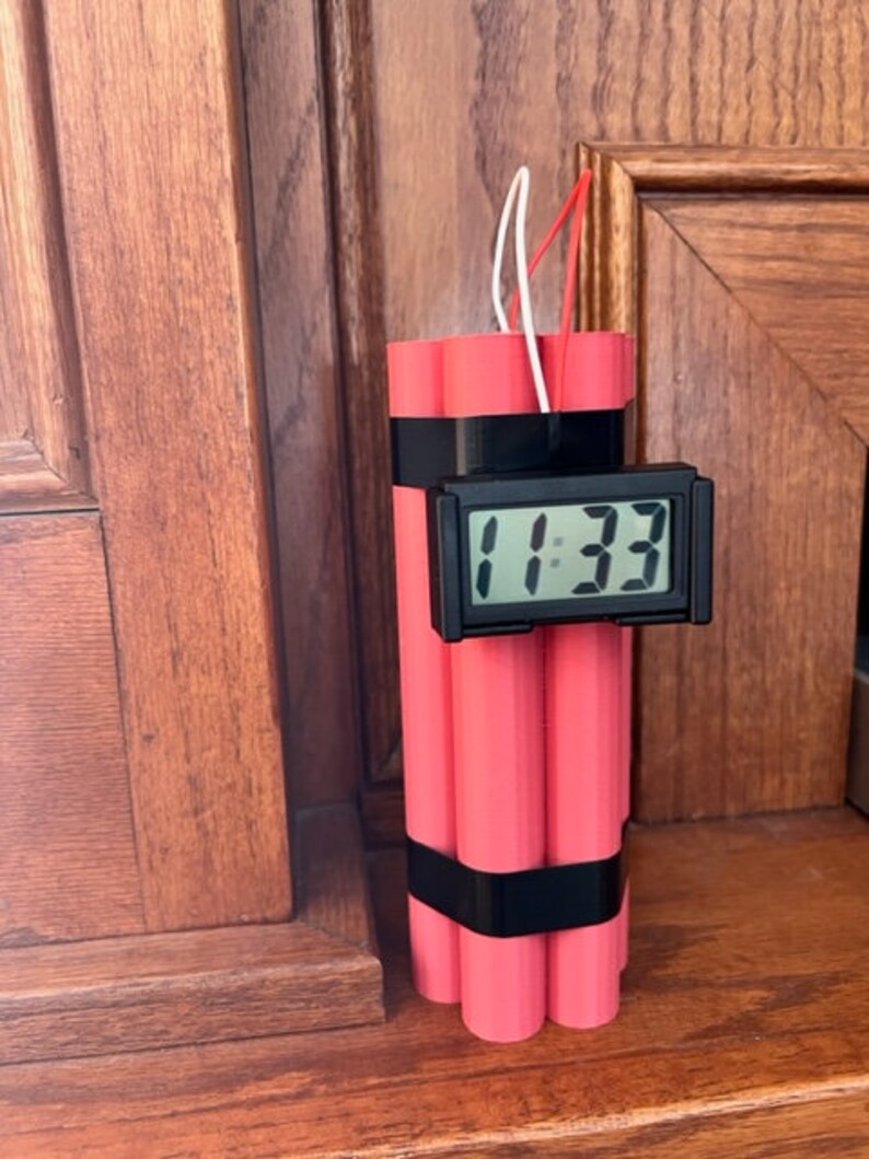 Fake Time Bomb Digital Clock Novelty Clock - Etsy