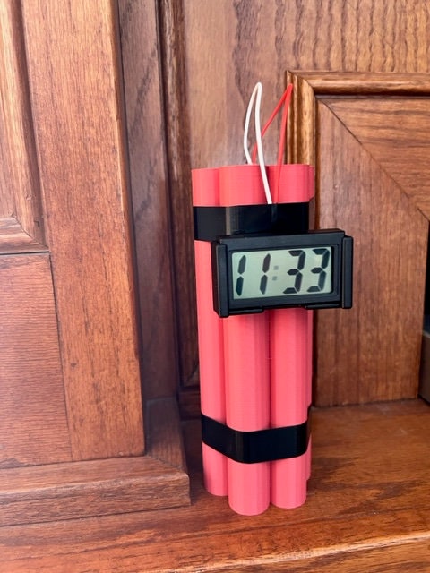 Fake Time Bomb Digital Clock Novelty Clock - Etsy