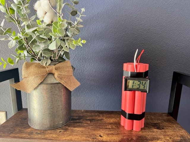 Fake Time Bomb Digital Clock Novelty Clock - Etsy