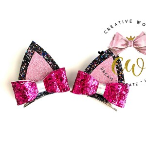 Cat Ear Hair Bow Digital Template Hair Bow Template Hair - Etsy