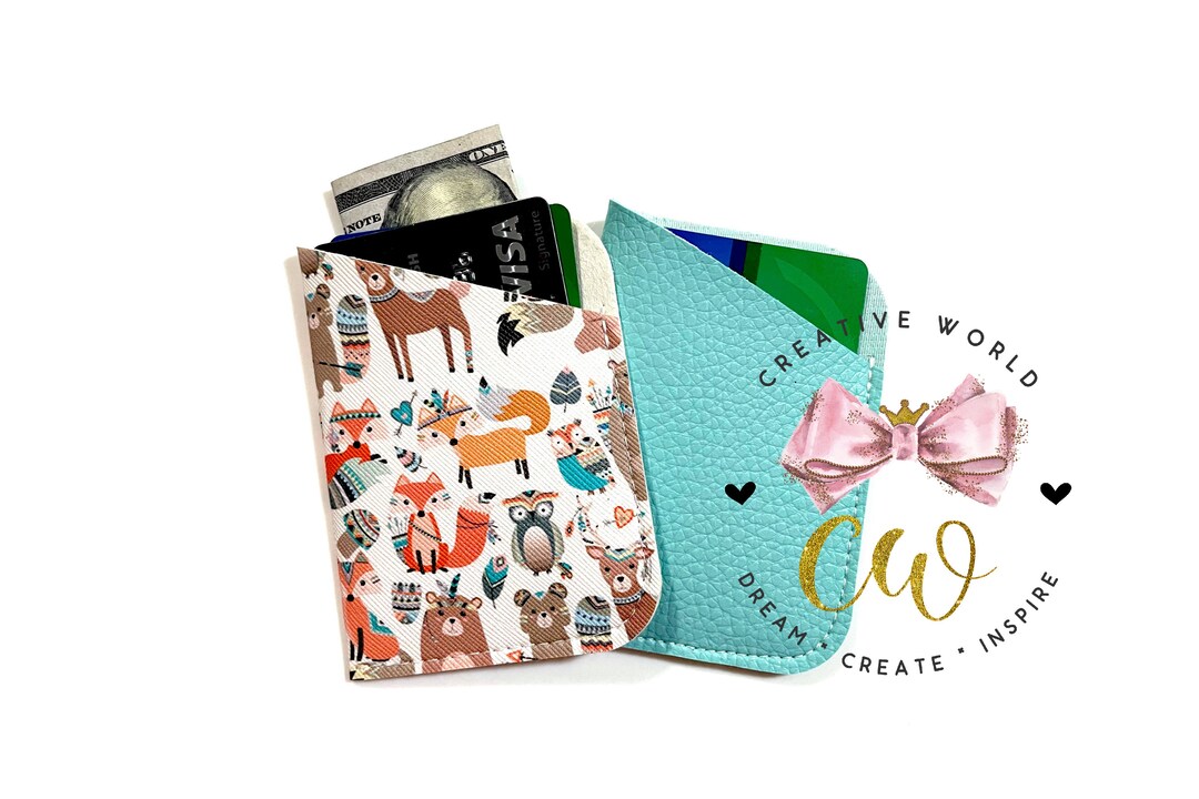 Card Wallet Digital Template Wallet Template Small Card - Etsy