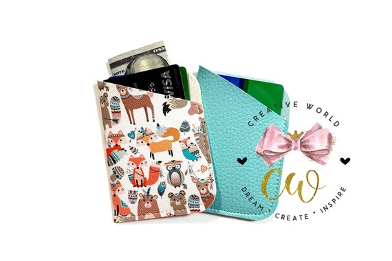 Card Wallet Digital Template Wallet Template Small Card | Etsy