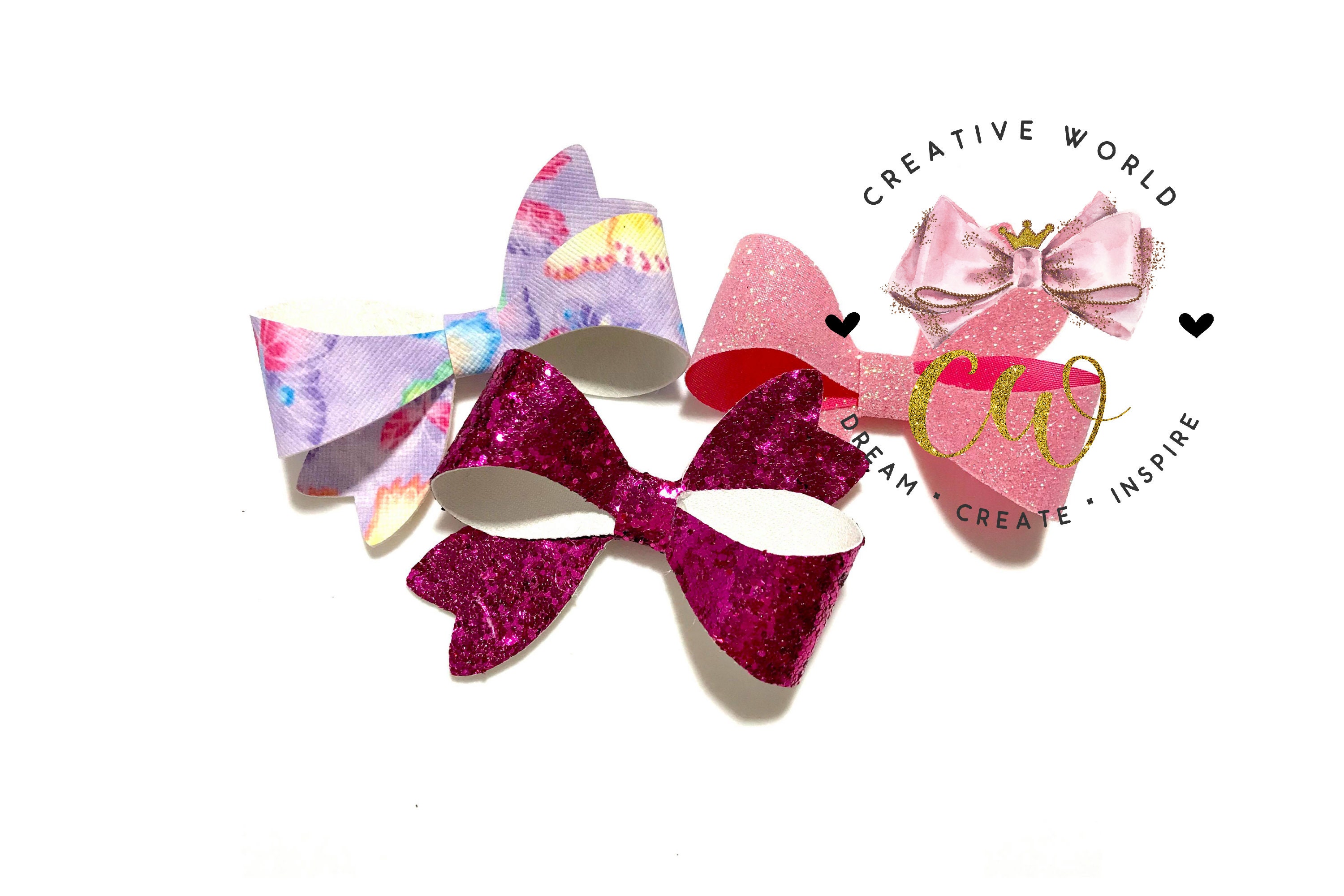 Classic Hair Bow Digital Template Hair Bow Template Hair | Etsy