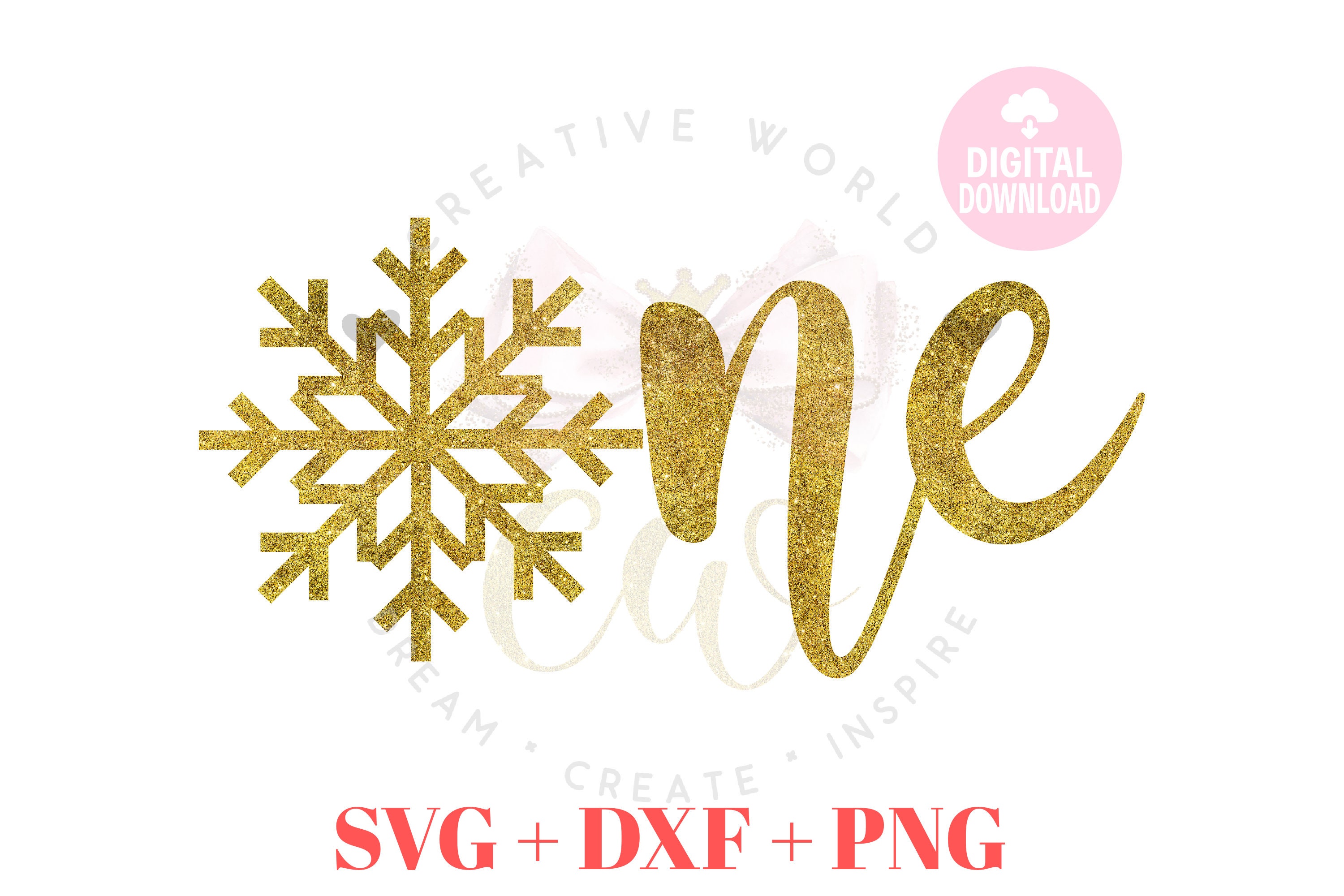 One Snowflake Birthday One Svg One 1st Birthday 1st - Etsy